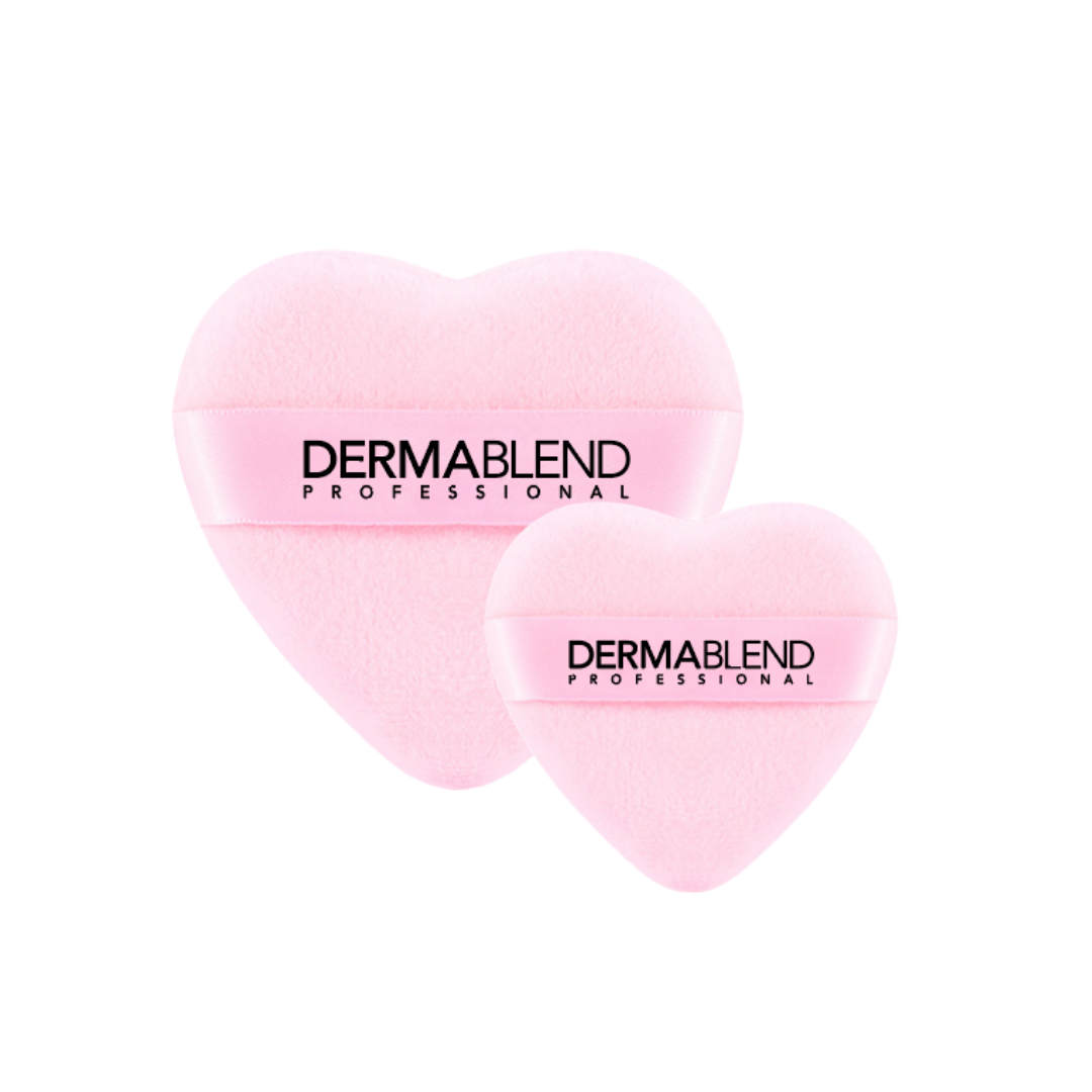 Heart-Shaped Baking Powder Puff Duo – Dermablend Canada